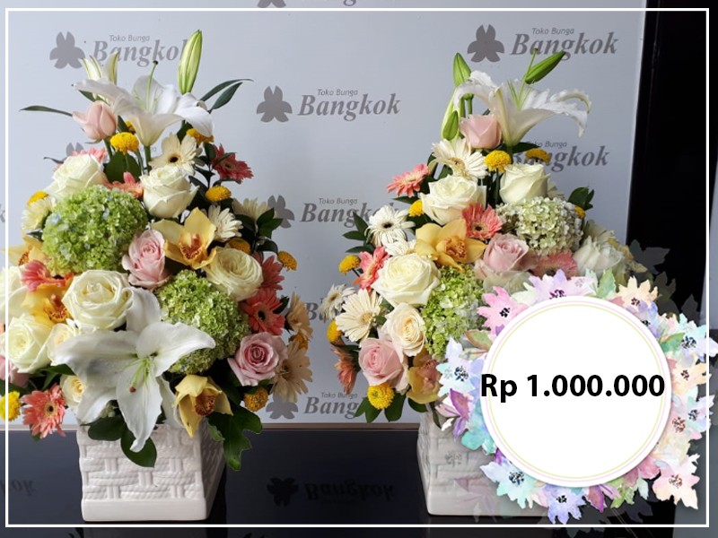 Bunga 2 vas - Toko Bunga Bangkok