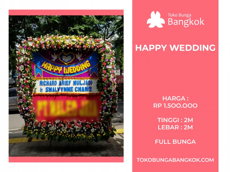 Bunga Papan Wedding - Toko Bunga Bangkok